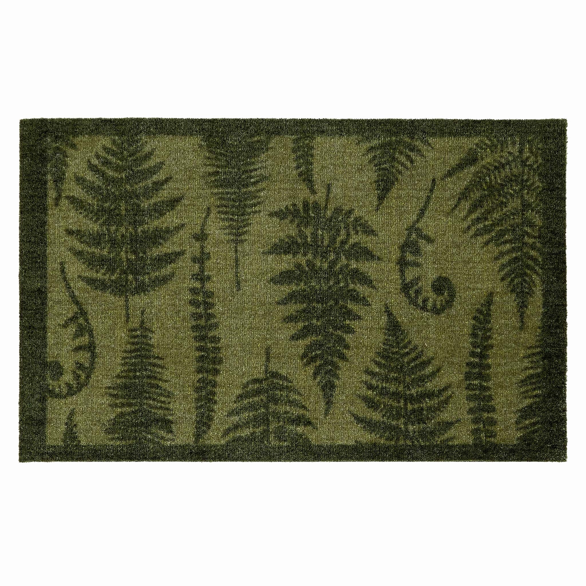 My Mat Nylon Indoor Pattern Green Fern - Phoenox Textiles